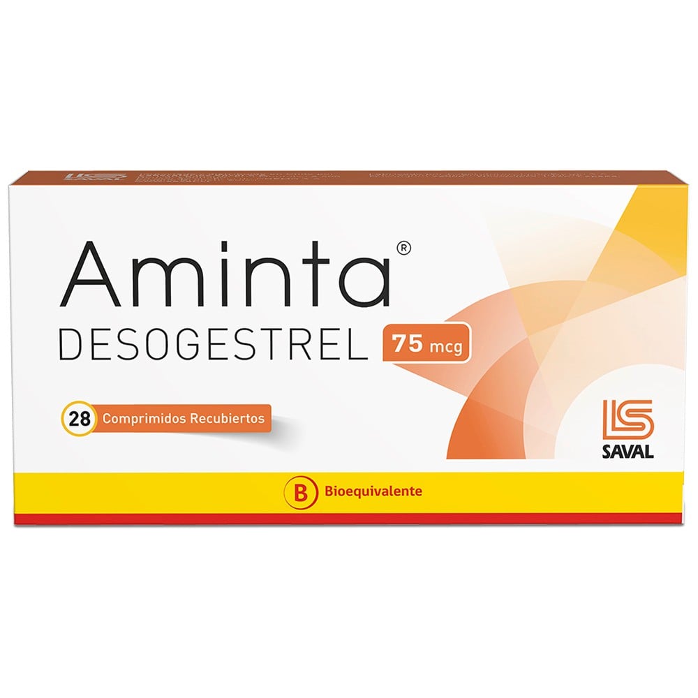 Aminta Desogestrel 75 mcg 28 Comprimidos | Cruz Verde