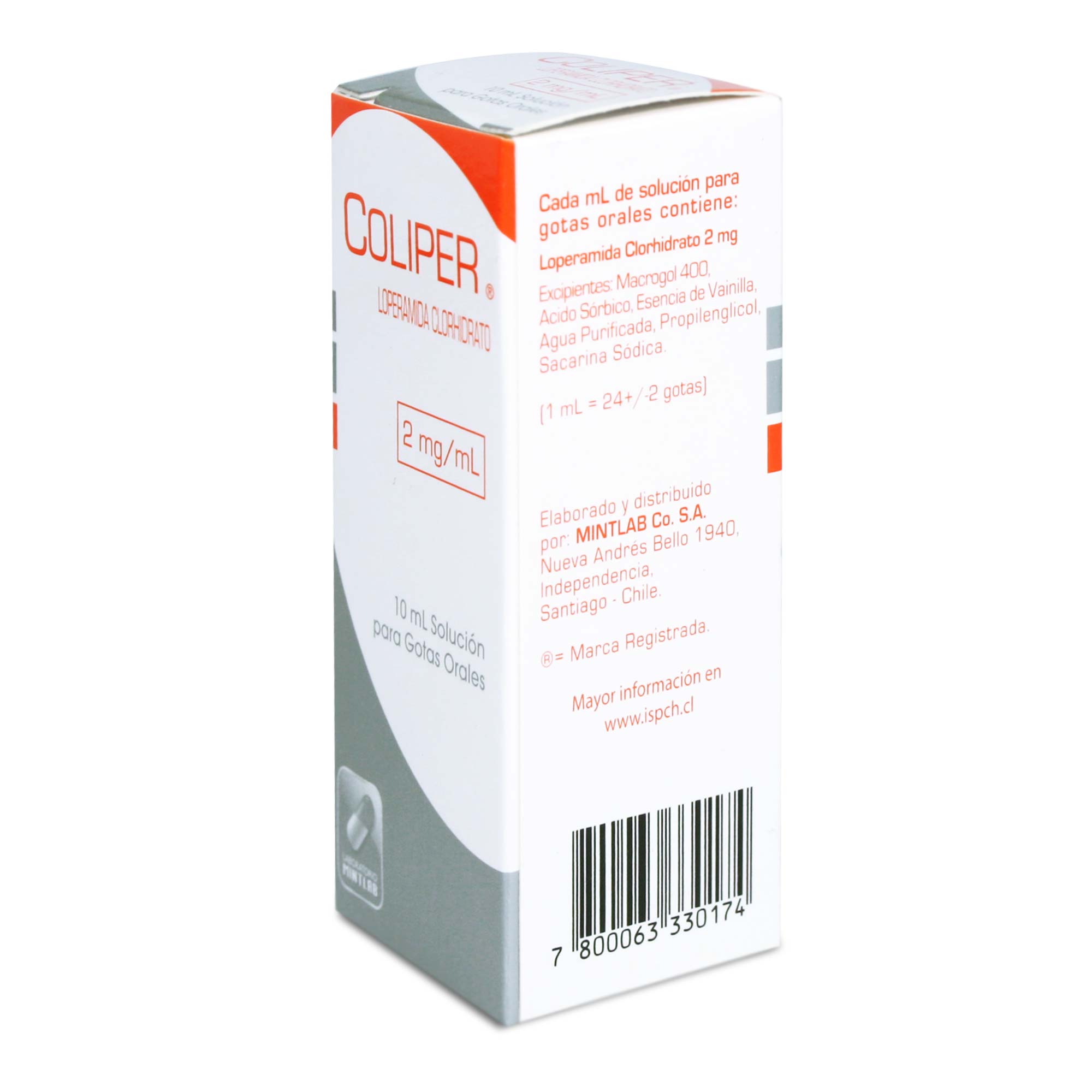 Coliper Loperamida 2 mg / mL Gotas Orales 10 mL | Cruz Verde
