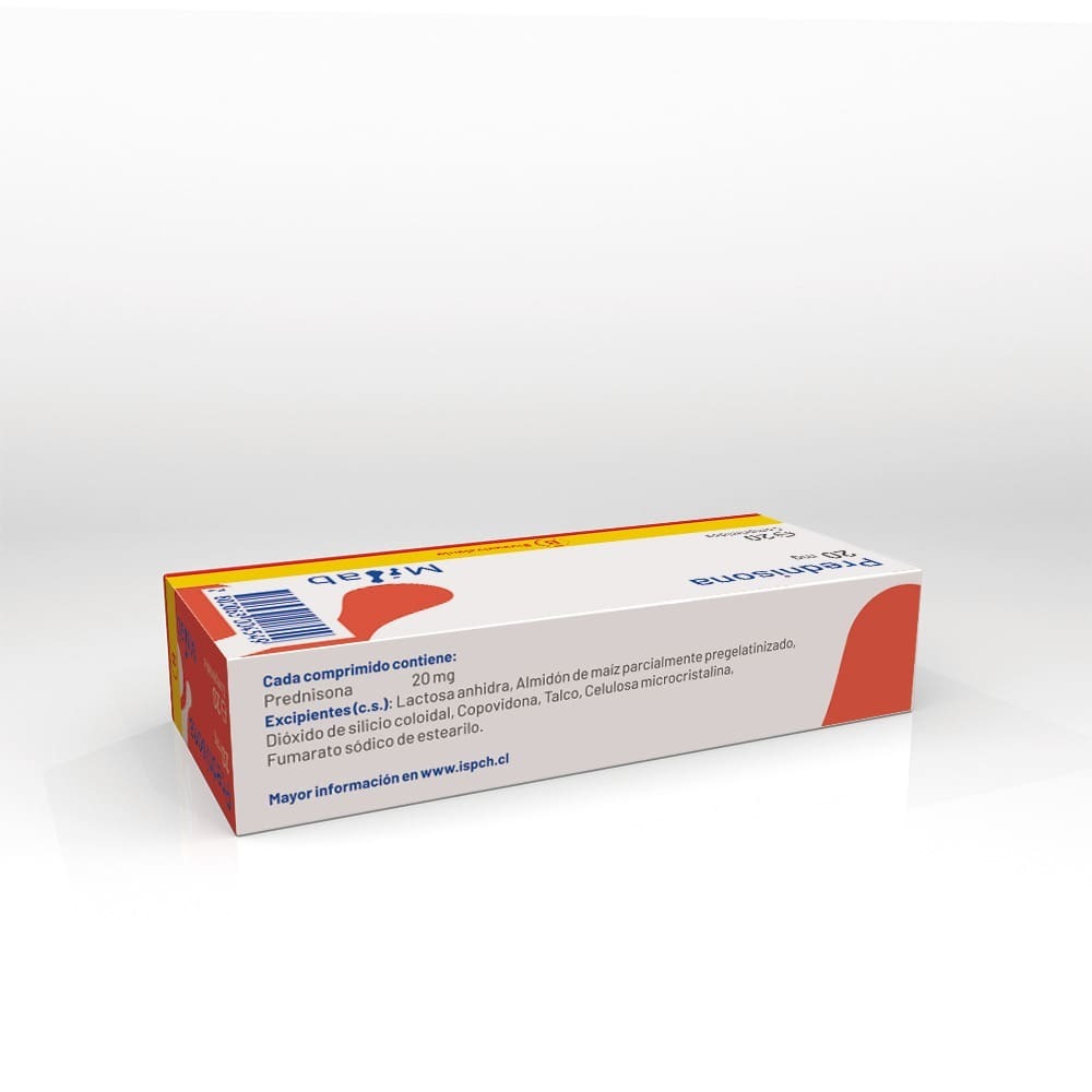 Prednisona 20Mg 20 Comprimidos | Cruz Verde