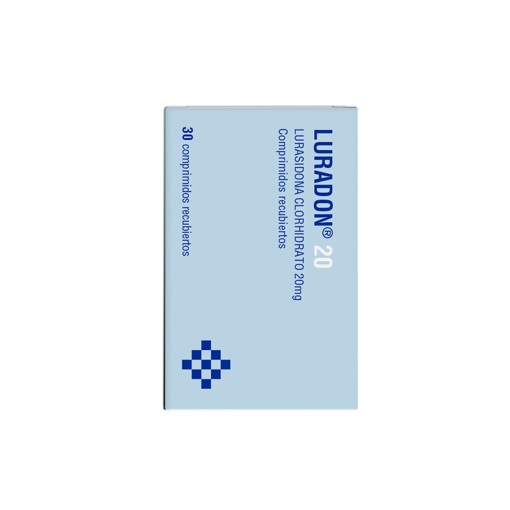 Luradon 20 mg 30 Comprimidos Recubiertos | Cruz Verde