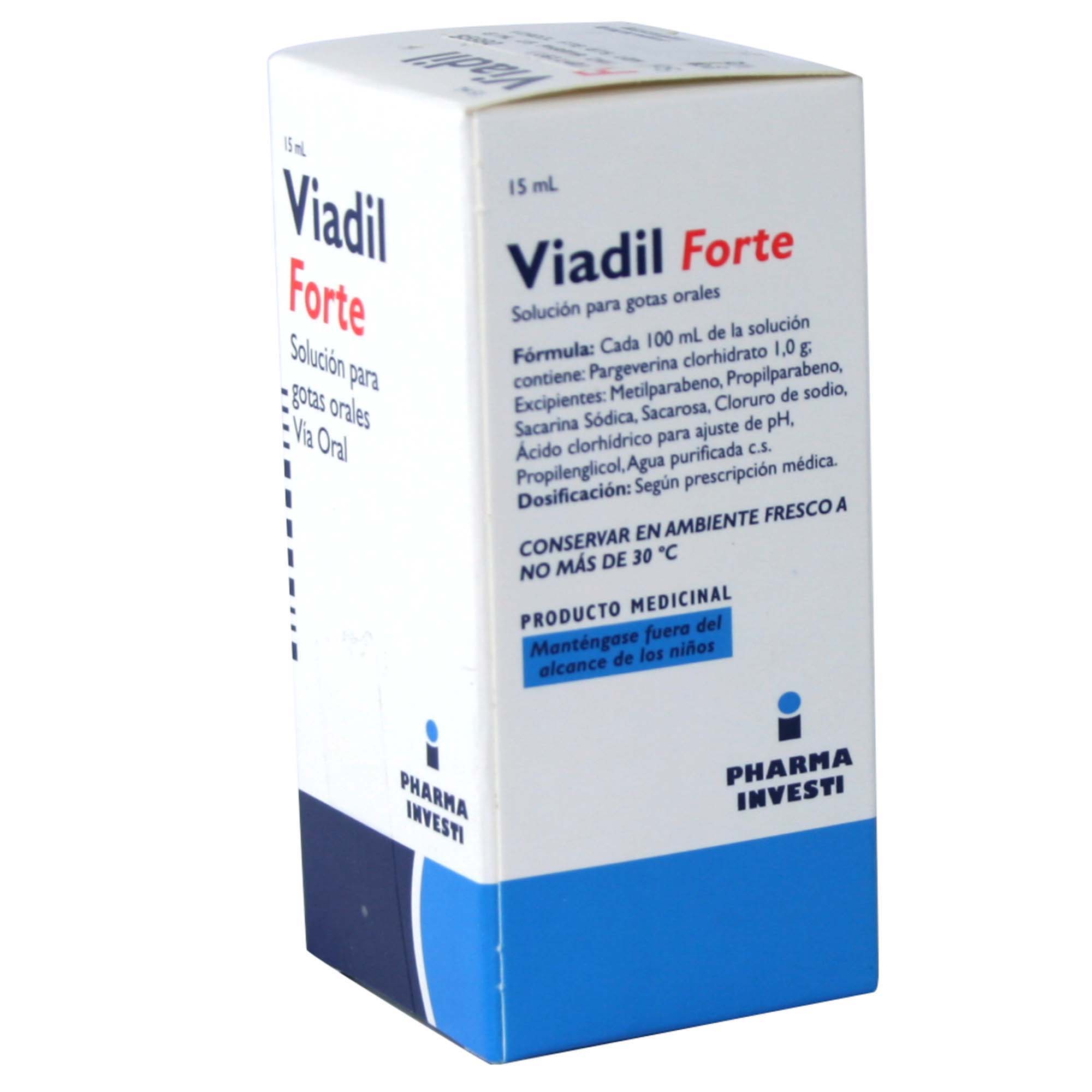 Viadil Forte Pargeverina 10 mg / mL Gotas 15 mL | Cruz Verde