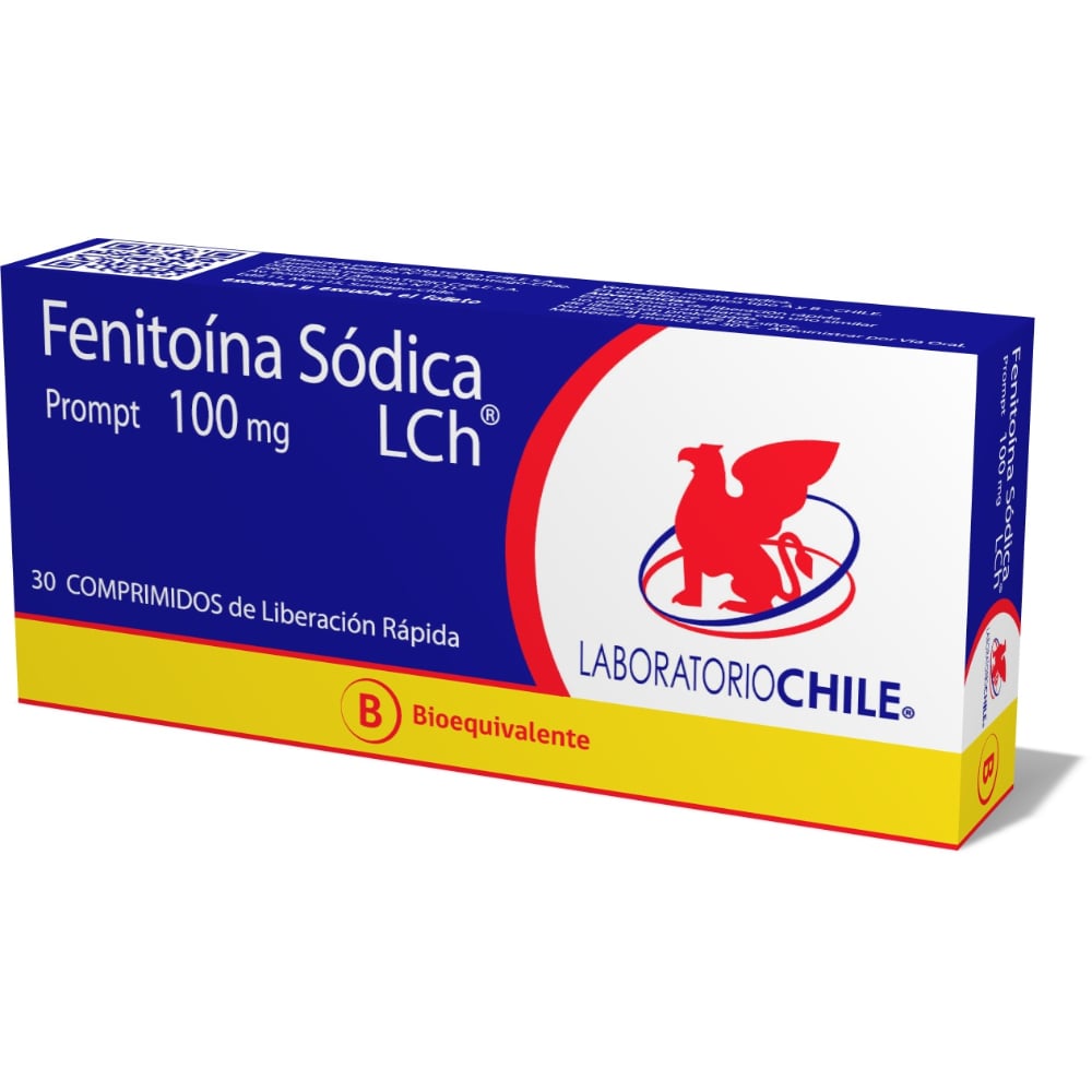 Fenitoina Sódica 100 mg 30 Comprimidos | Cruz Verde
