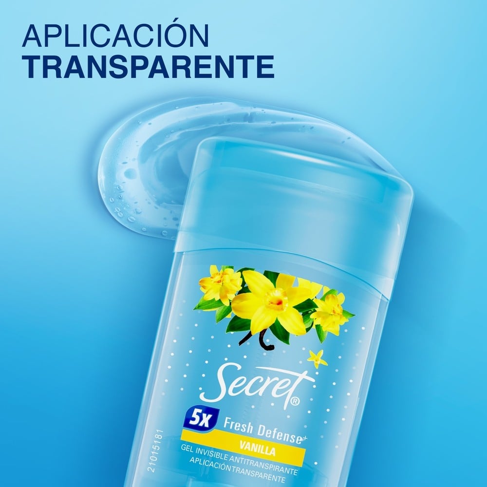 Antitranspirante En Gel Secret Vainilla 45 g | Cruz Verde | Cruz Verde