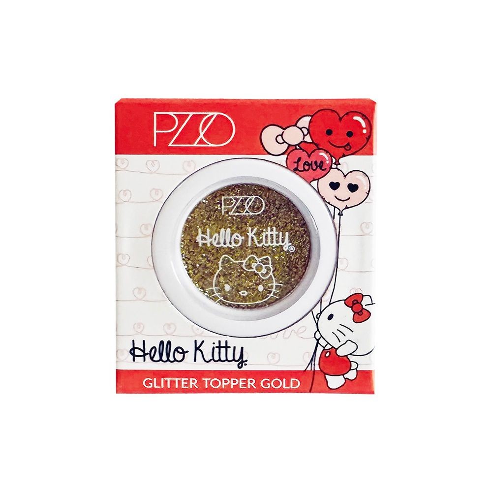 Topper de Glitter Hello Kitty Gold PZZO | Cruz Verde