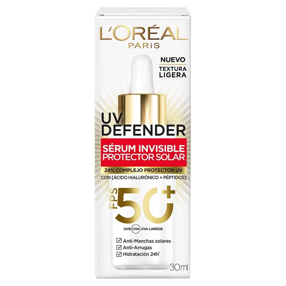 Serum UV Defender FPS50+ Loreal Paris | Cruz Verde