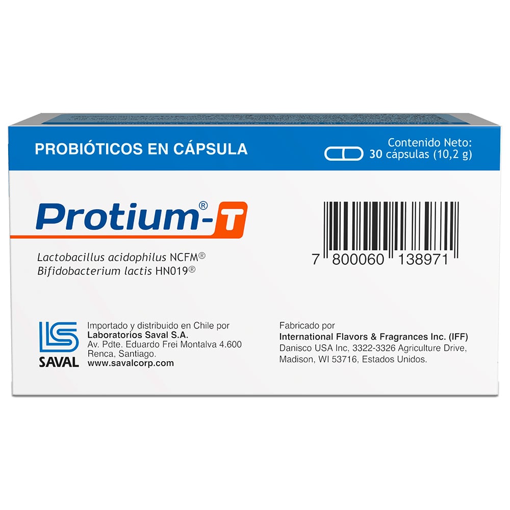 Protium Transit Probioticos 30 Cápsulas | Cruz Verde