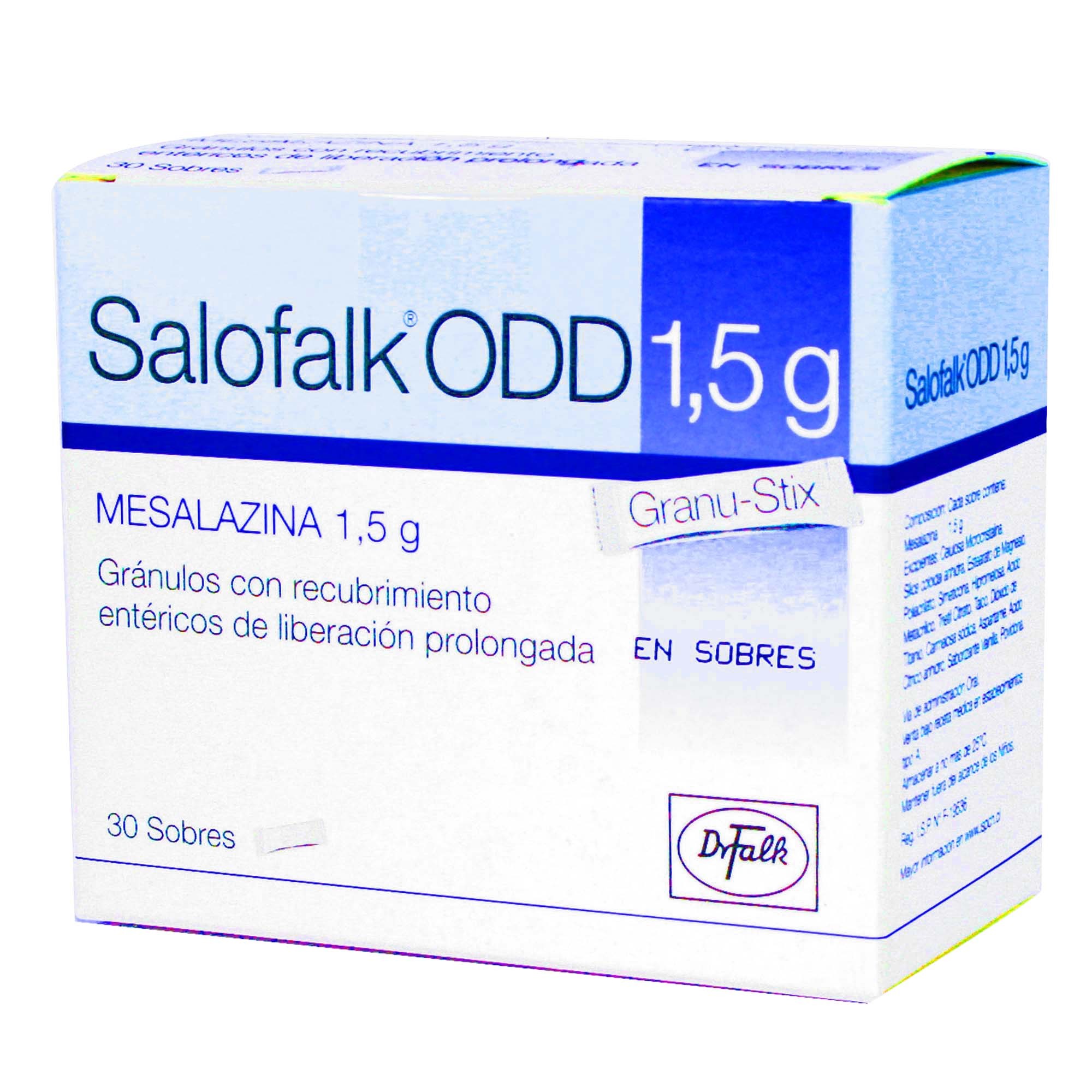 Salofalk ODD Mesalazina 1,5 gr 30 Sobres con Liberación Prolongada ...