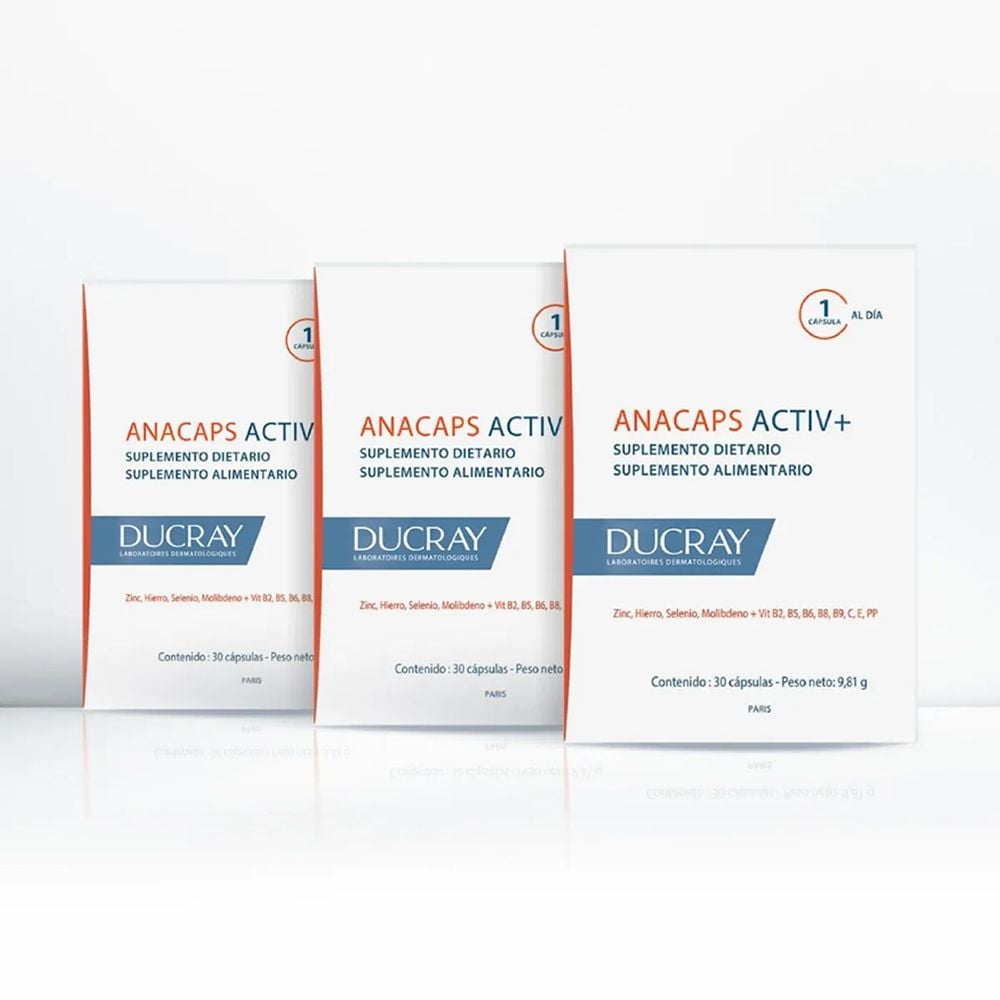 ANACAPS ACTIV´+ 30 capsulas, 3 unidades | Cruz Verde
