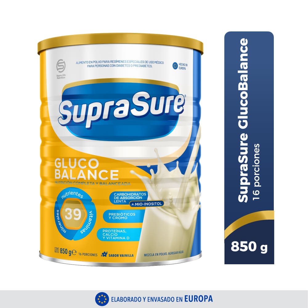 Suplemento en polvo para Diabético GlucoBalance Lata 850gr | Cruz Verde