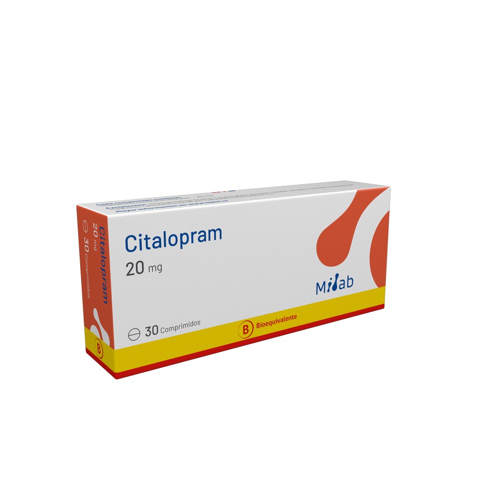 Citalopram 20 mg 30 Comprimidos Recubiertos|Cruz Verde | Cruz Verde
