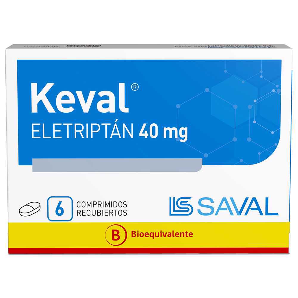 Keval 40 mg - 6 Comprimidos Recubiertos