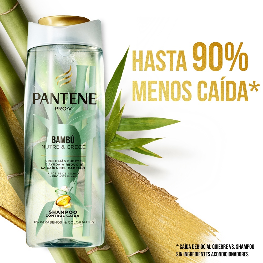 Shampoo Pantene Pro-V Bambú Nutre & Crece 200 ml | Cruz Verde