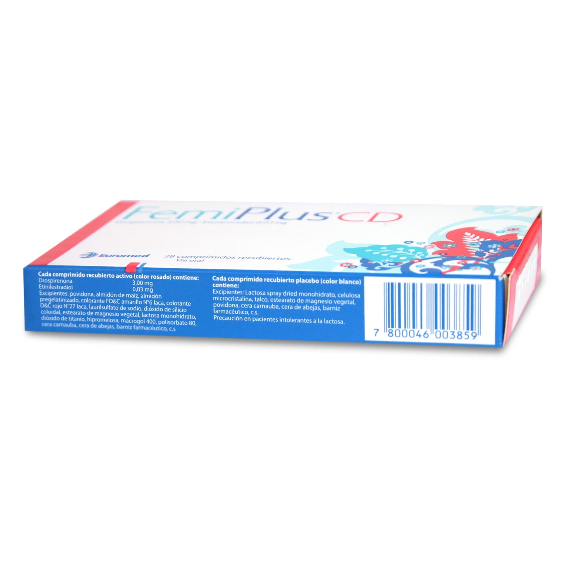 Femiplus CD Drospirenona 3 mg Etinilestradiol 0,03 mg 28 Comprimidos ...