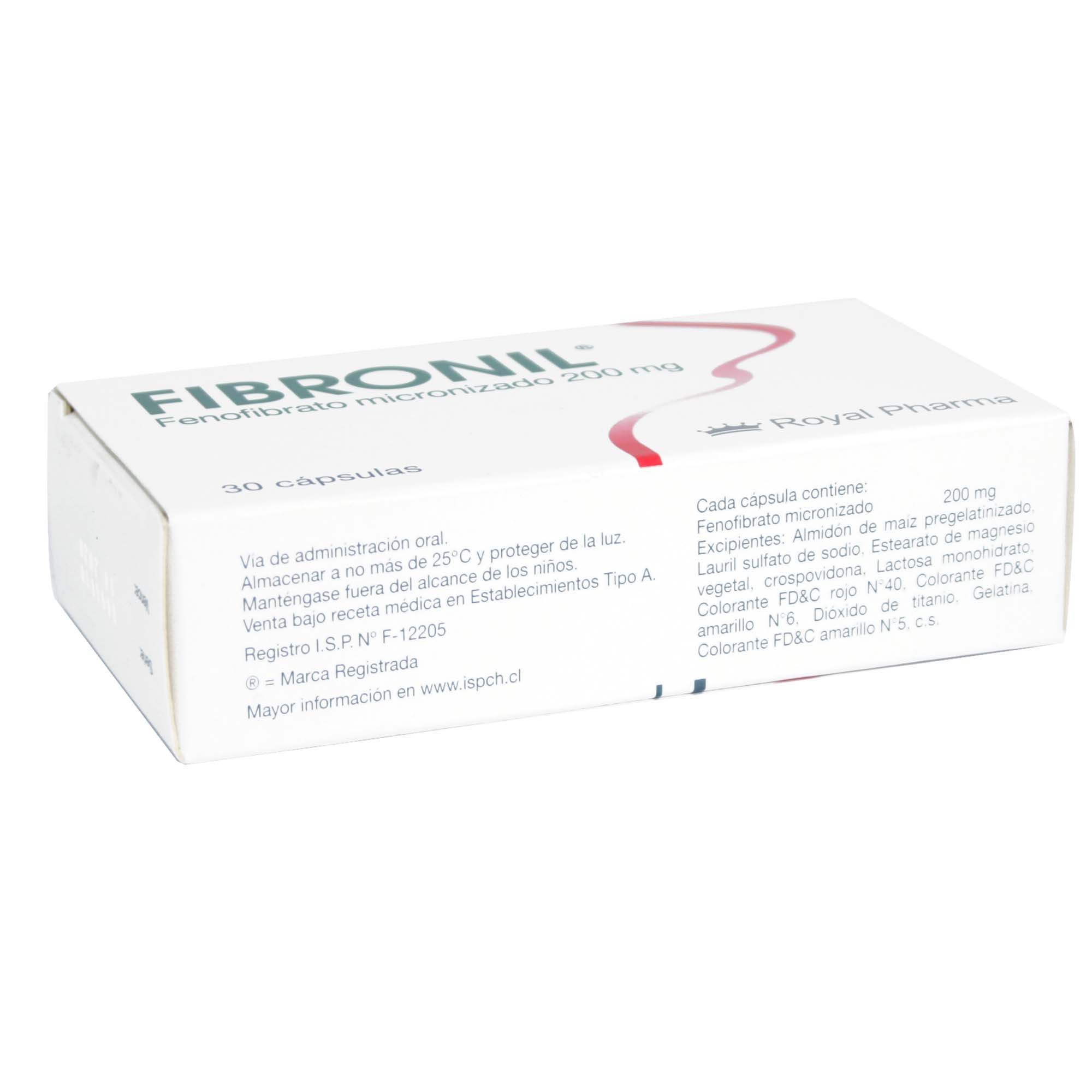 Fibronil Fenofibrato 200 mg 30 Cápsulas | Cruz Verde