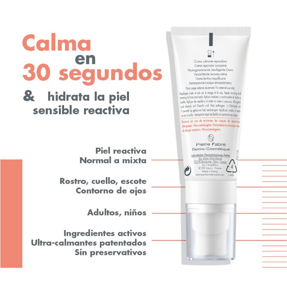 Tolerance Control Crema Calmante Reparador 40 mL | Cruz Verde