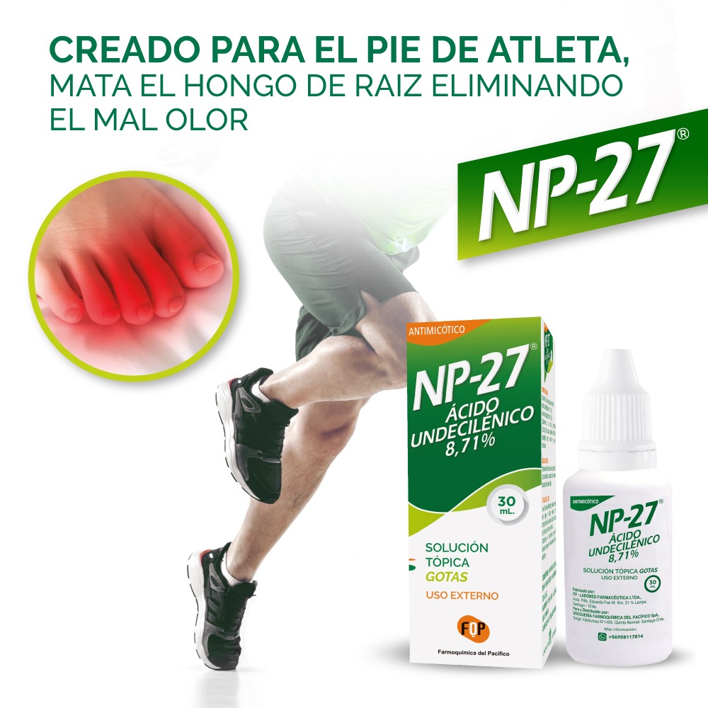 Np-27 Ácido Undecilénico 8,71% Solucion Tópica 30ml | Cruz Verde