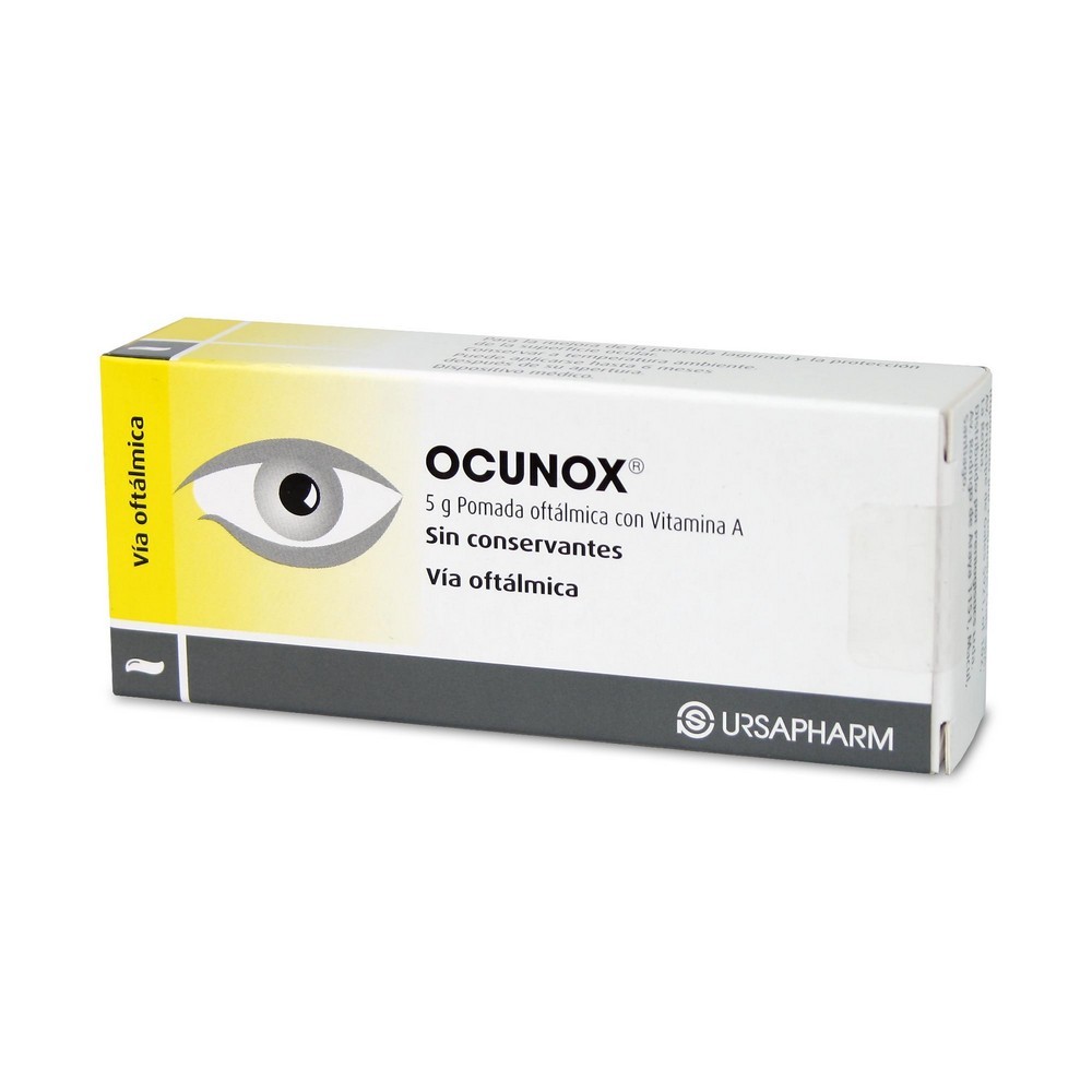 Ocunox Pomada Oftálmica 5 gr - FarmaCompara
