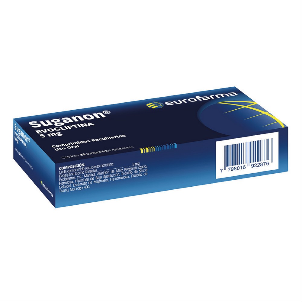 Suganon 5 mg 30 Compromidos | Cruz Verde