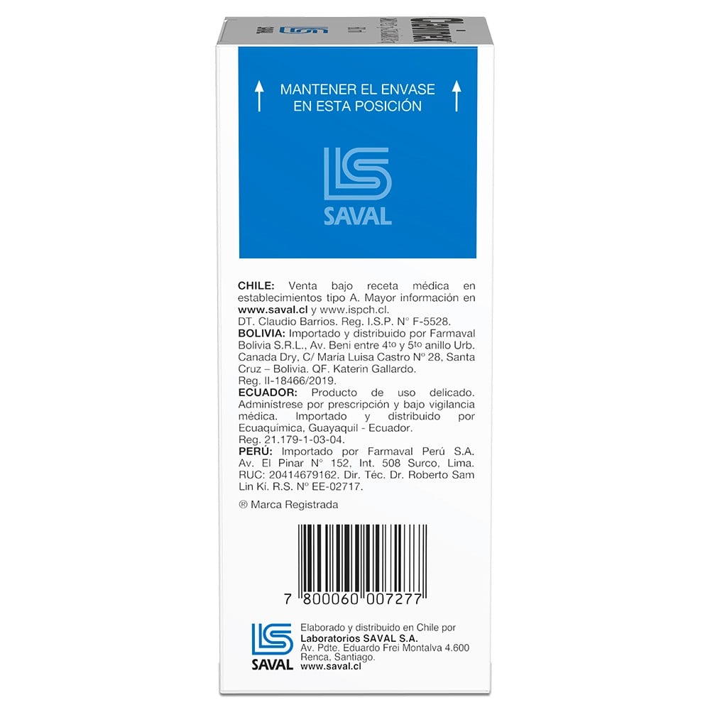 Clavinex Amoxicilina 62,5 mg/5mL Suspensión 60 mL | Cruz Verde