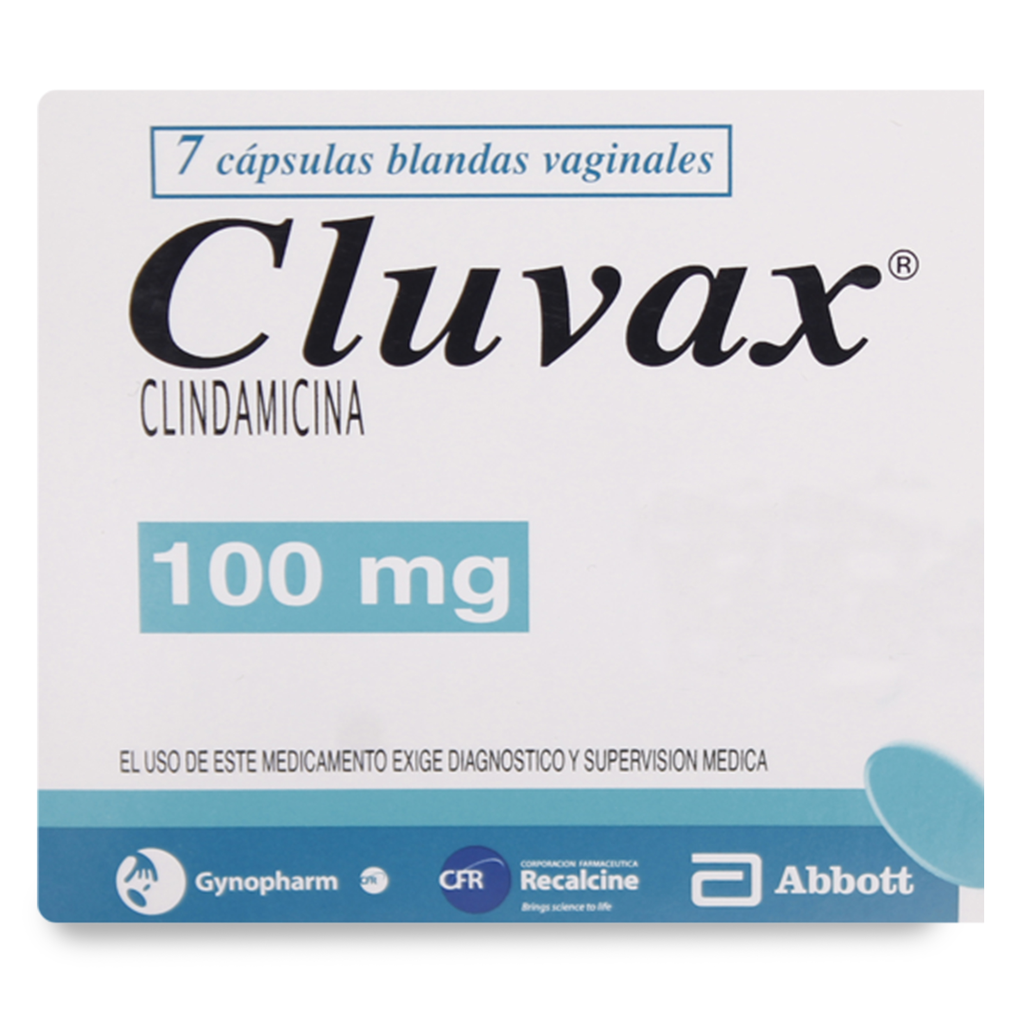 Cluvax Clindamicina 100 mg 7 Cápsulas Vaginal | Cruz Verde