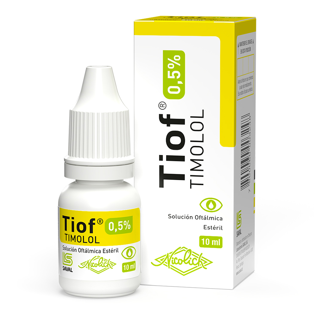 Tiof Timolol 0,5% Solución Oftálmica 10 mL - FarmaCompara