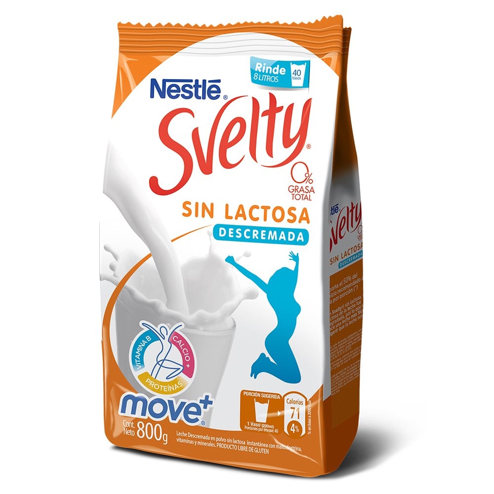 Leche en Polvo Familiar Sin lactosa Descremada 800 gr - FarmaCompara