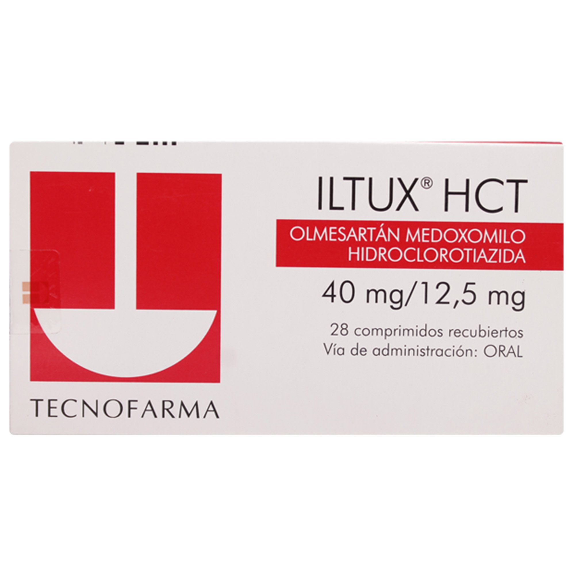 Iltux HCT Olmesartan 40/12,5 mg 28 Comprimidos Recubiertos | Cruz Verde
