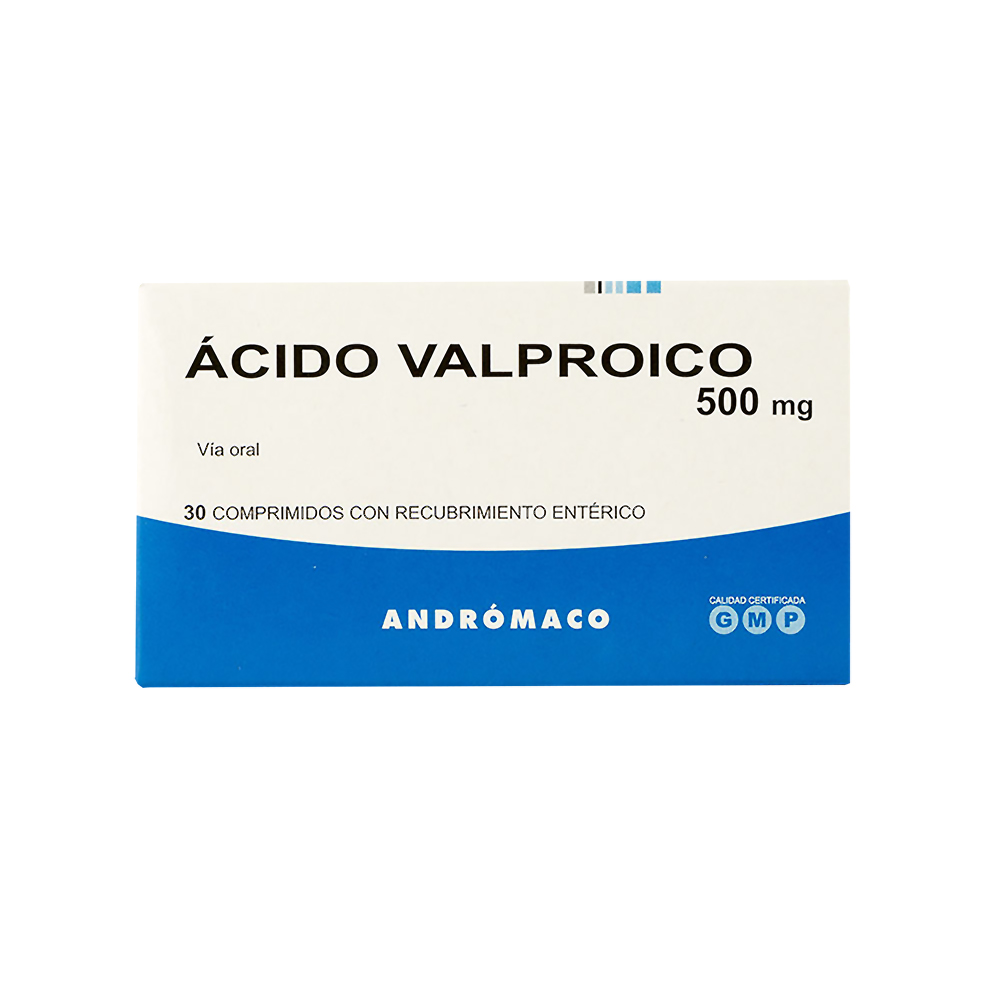 Ácido Valproico 500 mg 30 Comprimidos Recubiertos | Cruz Verde