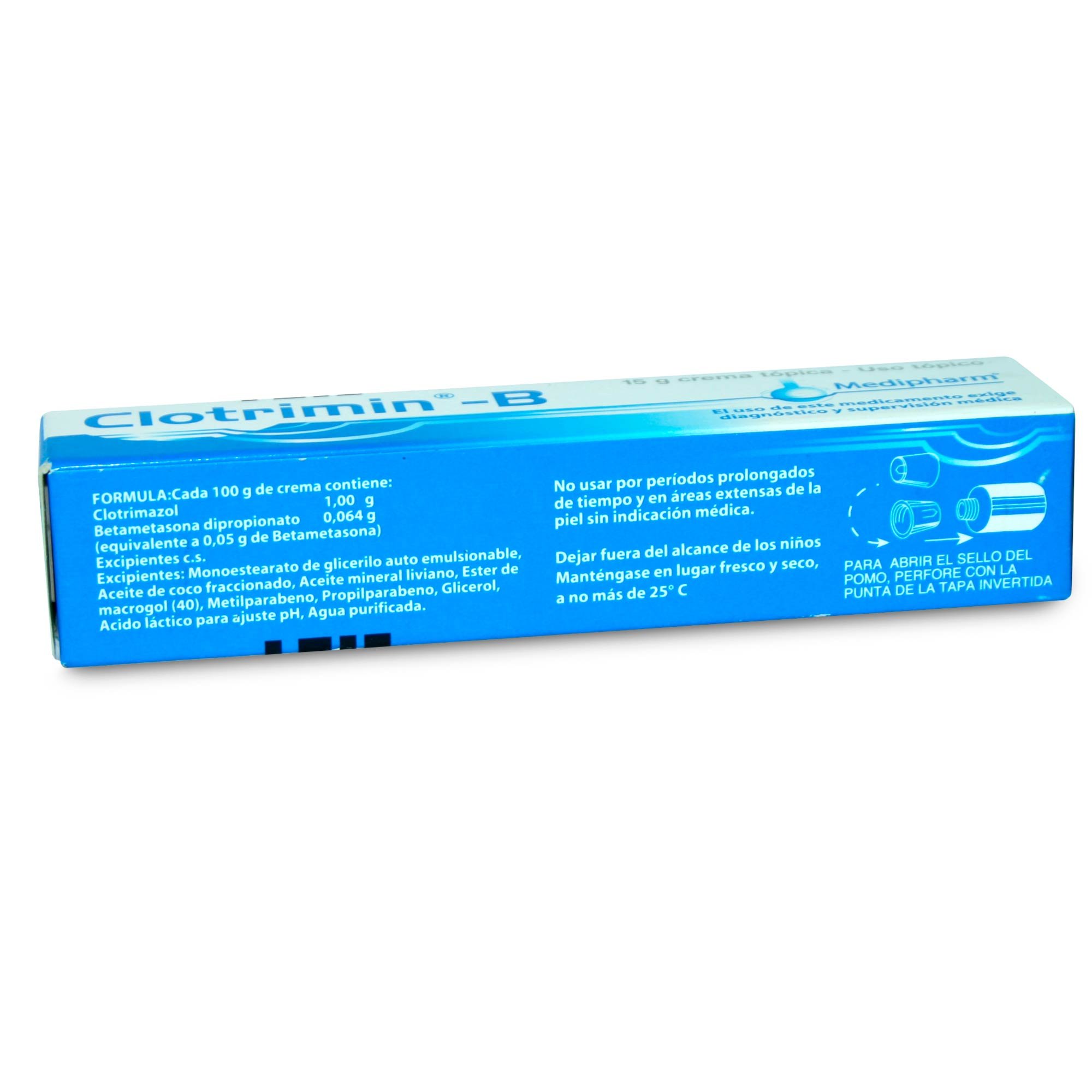 Clotrimin-B Clotrimazol 1 Crema Tópica 15 gr | Cruz Verde