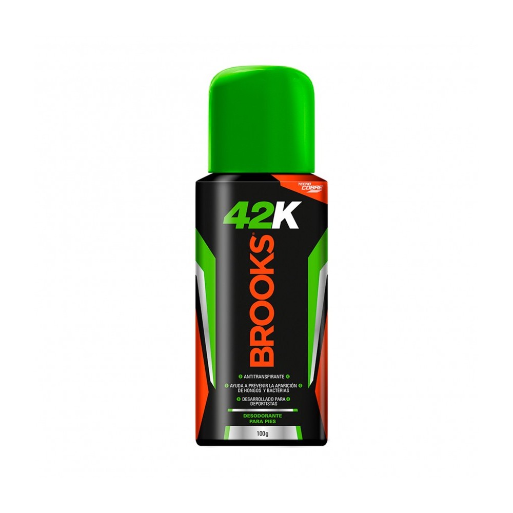 Brooks Desodorante Spray Pies Brooks 42K 100Gr. - FarmaCompara