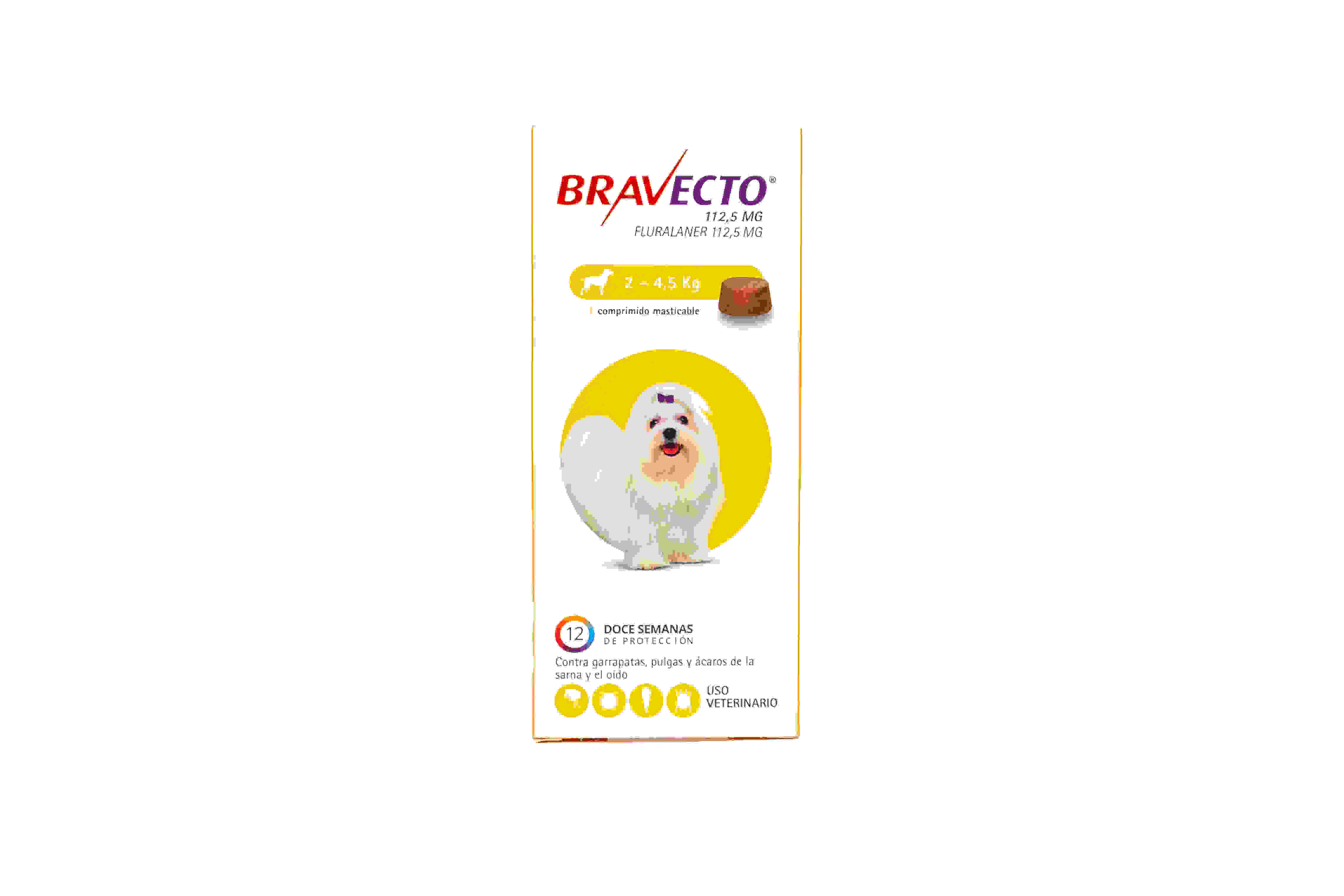 Bravecto 112,5 mg · Perros de 2 a 4.5 kg | Cruz Verde