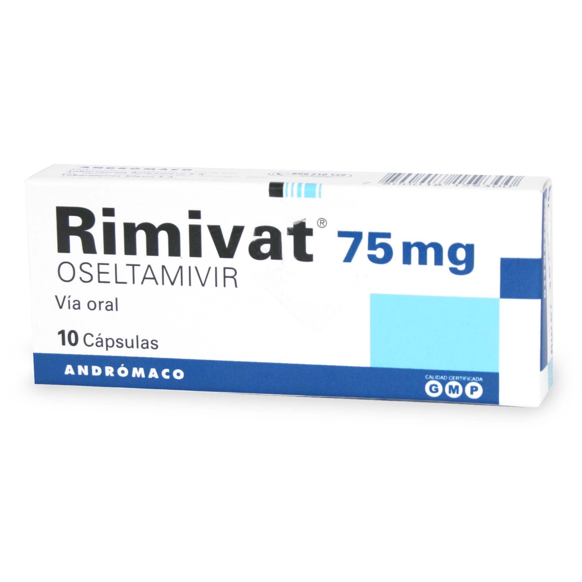 Rimivat Oseltamivir 75 mg 10 Cápsulas | Cruz Verde