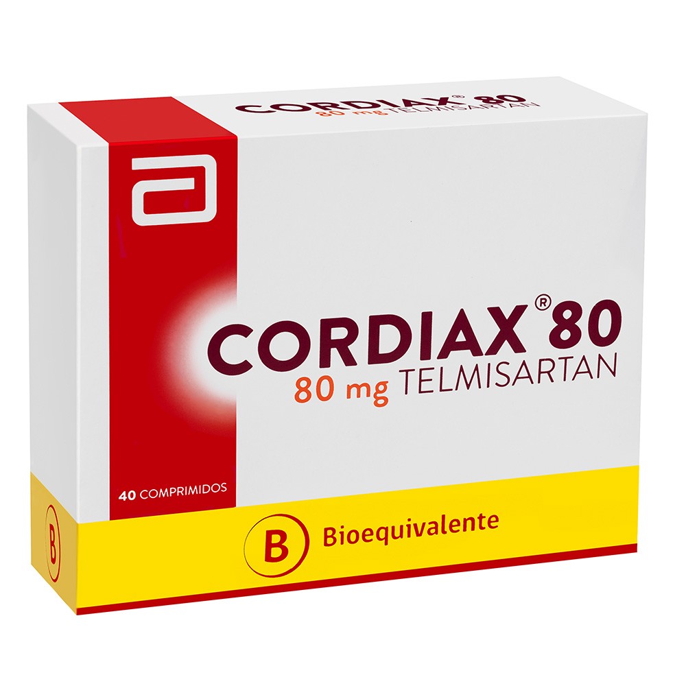 Cordiax 80 mg 40 Comprimidos | Cruz Verde