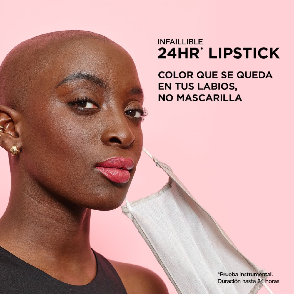 Labial Infallible 24h 2-Step - 302 Rose Eternite | Cruz Verde