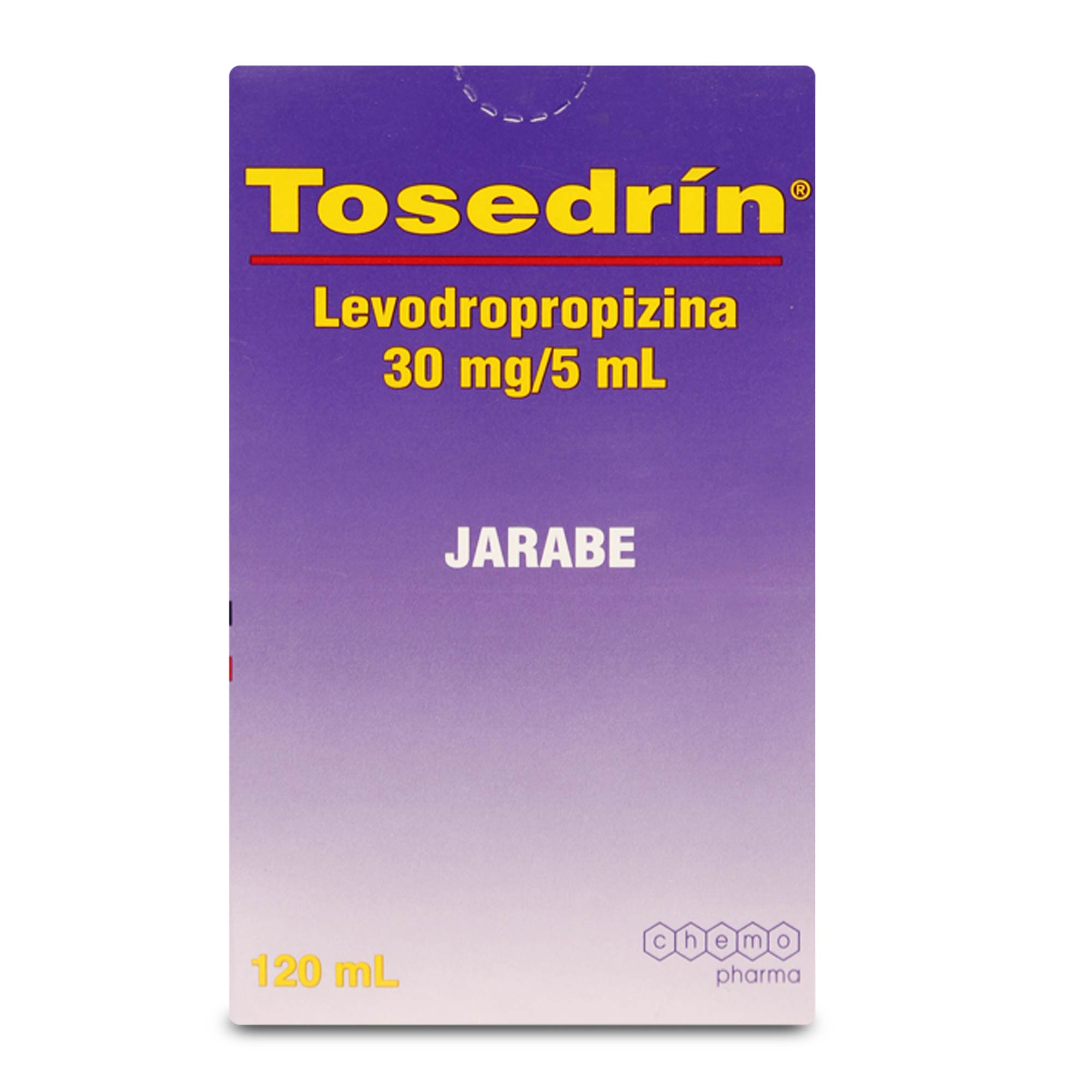 Tosedrin Levodropropizina 30 mg/5ml Jarabe 120 mL | Cruz Verde