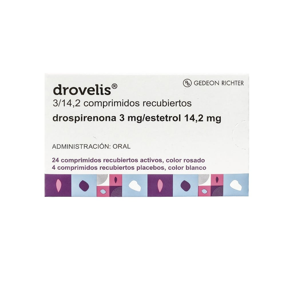 Drovelis - Drospirenona / Estetrol · 28 Comprimidos