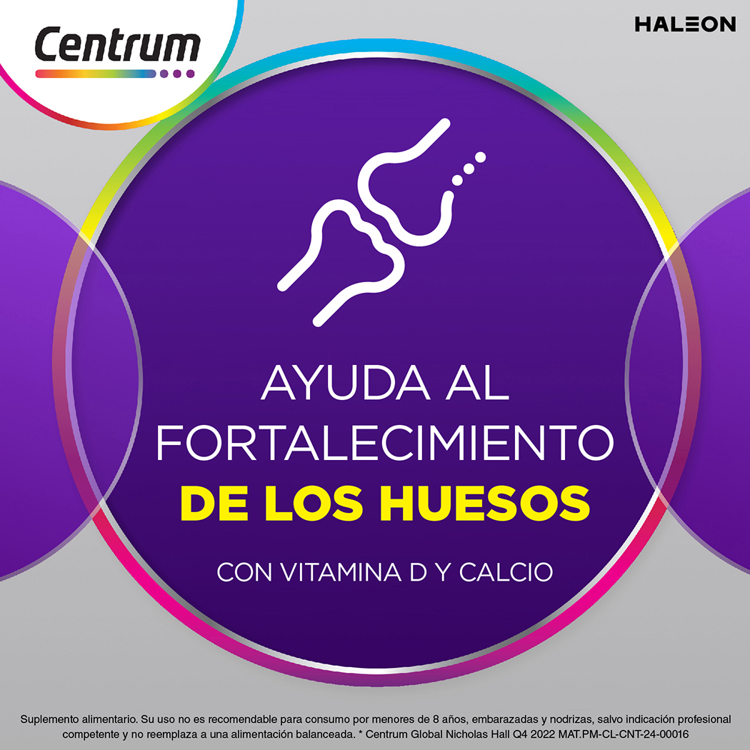 Centrum Silver Mujer 50 - Multivitamínico 60 comprimidos | Cruz Verde