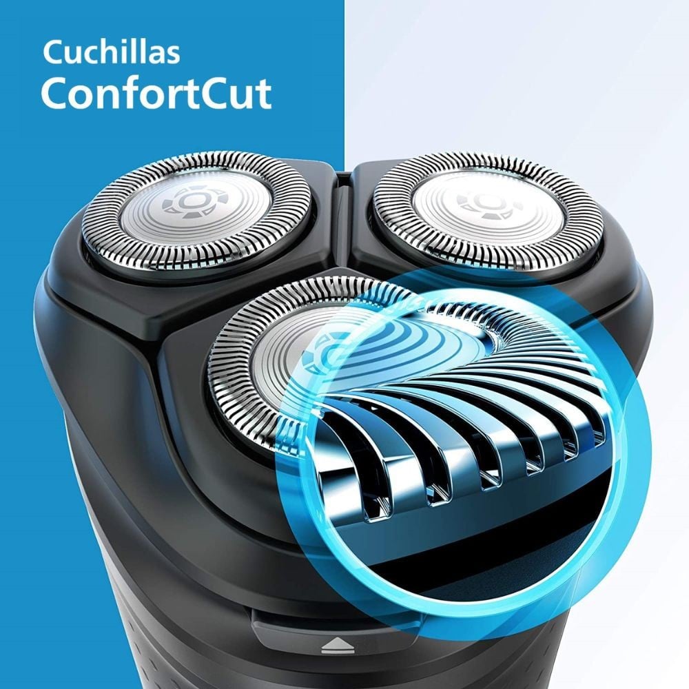 Afeitadora Eléctrica Philips Serie 1000 - S1121/41 con cuchillas ...