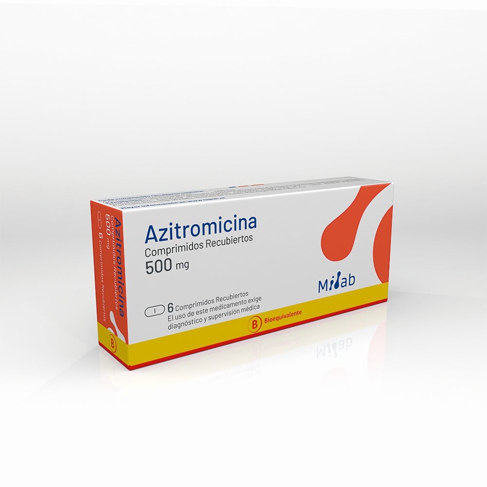 Azitromicina 500 mg 6 comprimidos recubiertos | Cruz Verde