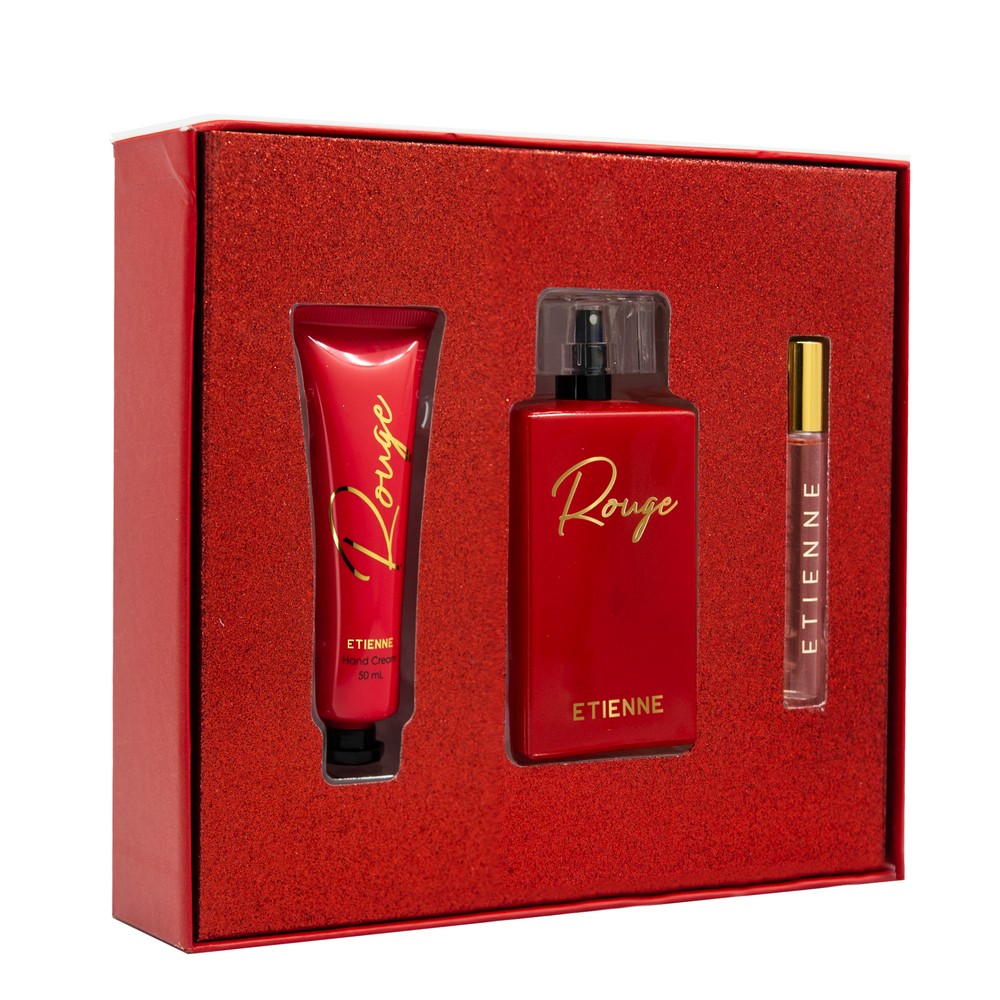 Set Perfume Rouge 100ml + perfumero 10ml + crema 50grs | Cruz Verde