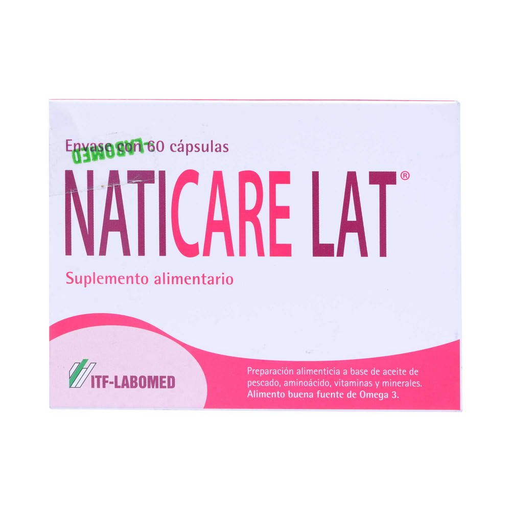 Naticare Suplemento Alimentario 60 Cápsulas - FarmaCompara