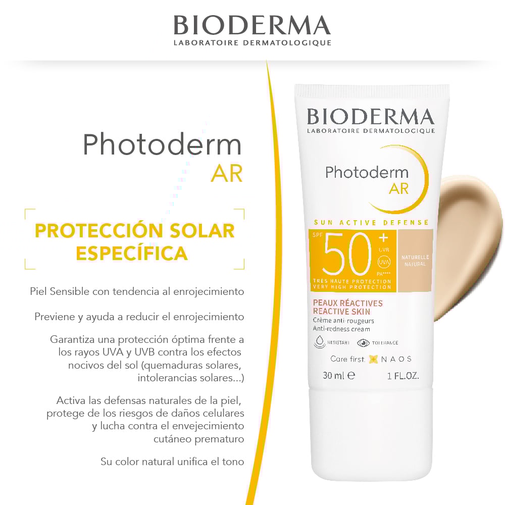 Photoderm AR Protección Solar Específica para Piel Sensible con ...
