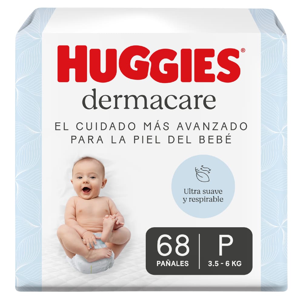 Pañales Huggies Dermacare 1/P 68U | Cruz Verde
