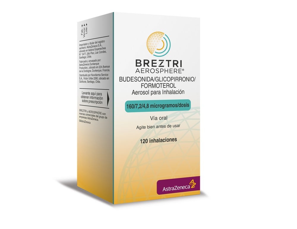 Breztri Aerosphere Inhalación 120 Dosis | Cruz Verde