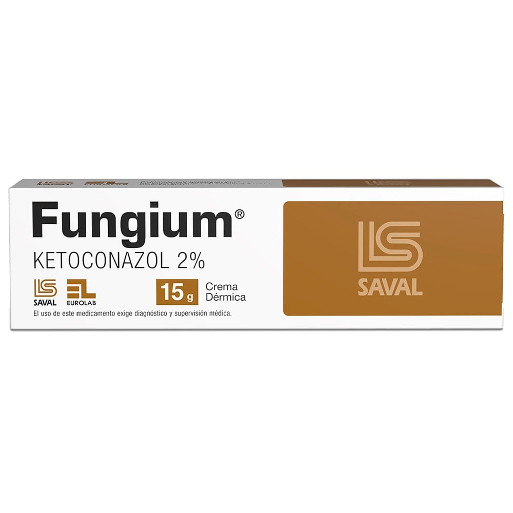 Fungium Ketoconazol 2% Crema Tópica 15 gr - FarmaCompara
