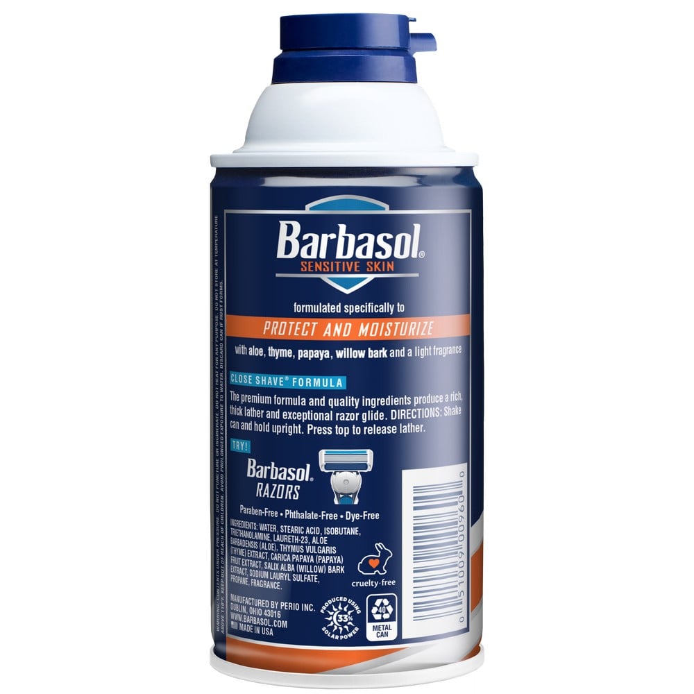 Espuma de Afeitar Barbasol Sensible 283gr | Cruz Verde