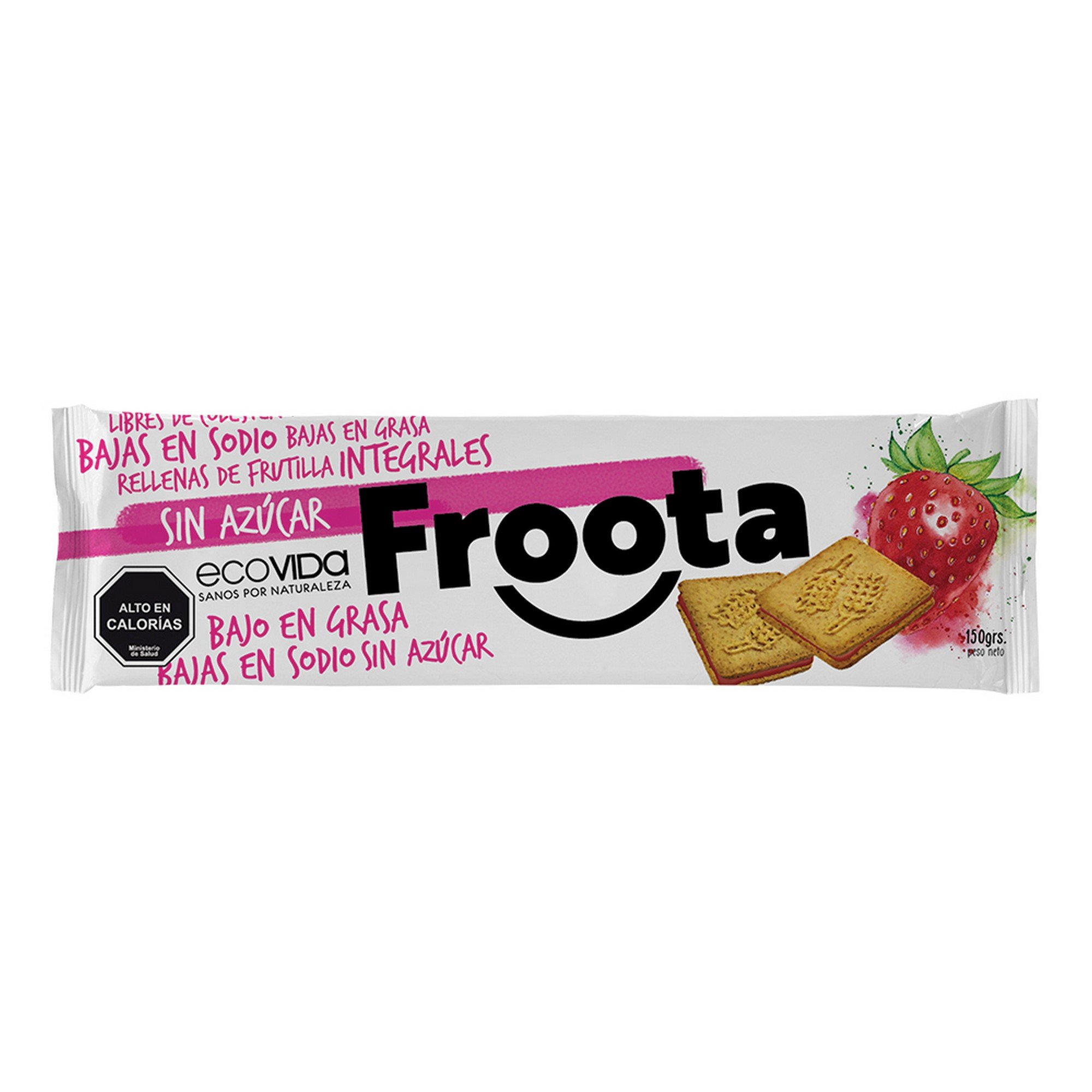 Froota Galletas Con Relleno De Frutilla 150 gr | Cruz Verde