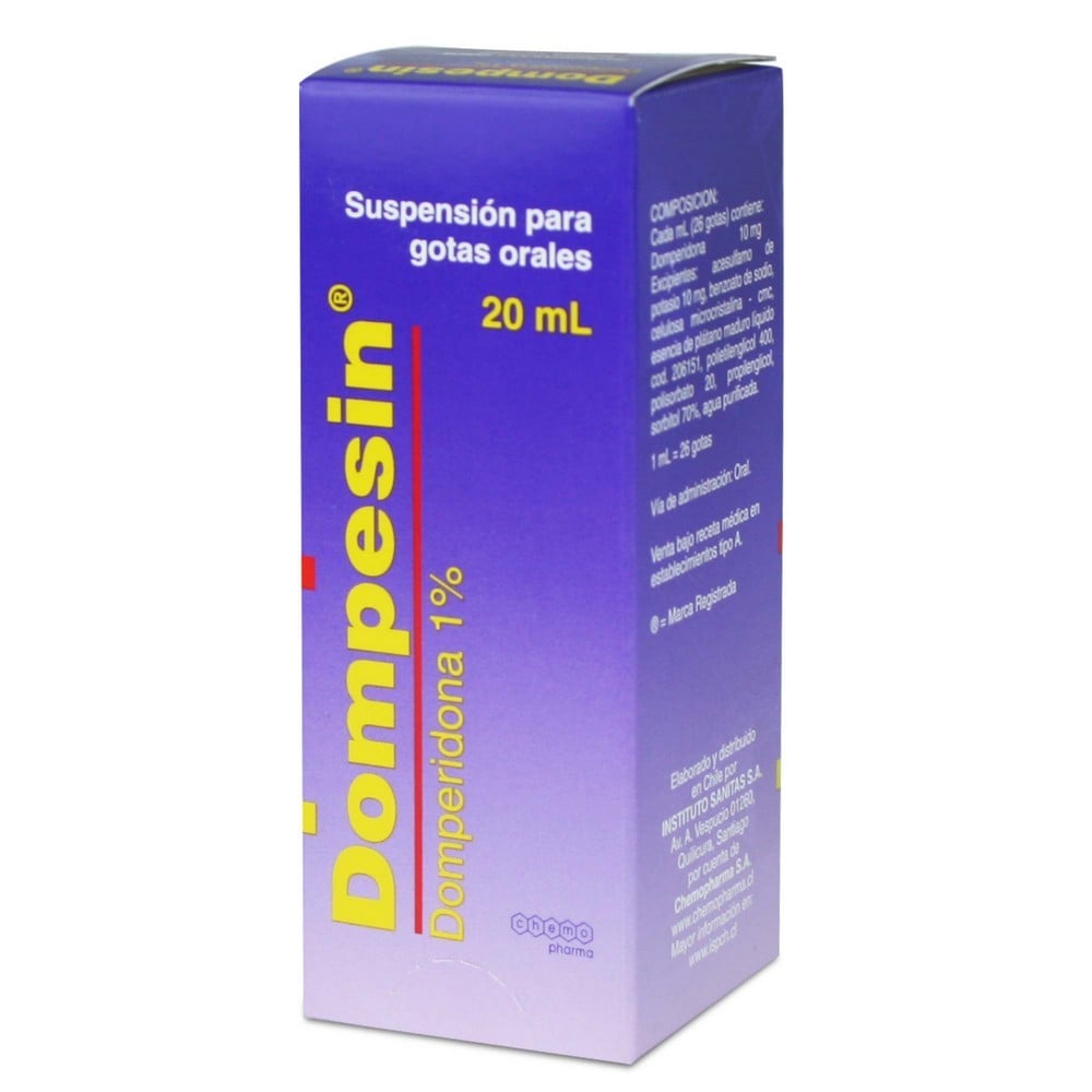 Dompesin Domperidona 10 mg Suspensión 20 mL | Cruz Verde