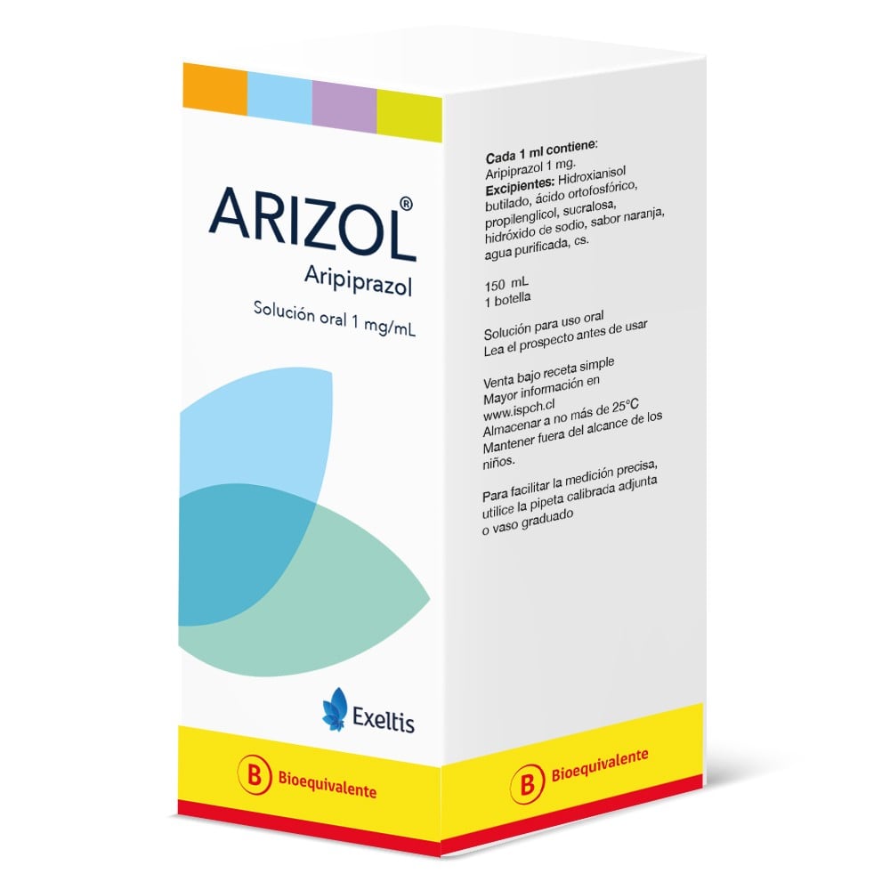 Arizol (B) Aripiprazol 1mg/ml Jarabe 150ml - FarmaCompara