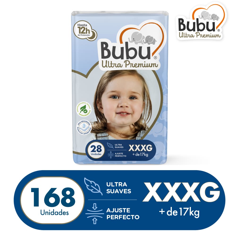 Pañales Ultra Premium XXXG 28x6 Unidades | Cruz Verde